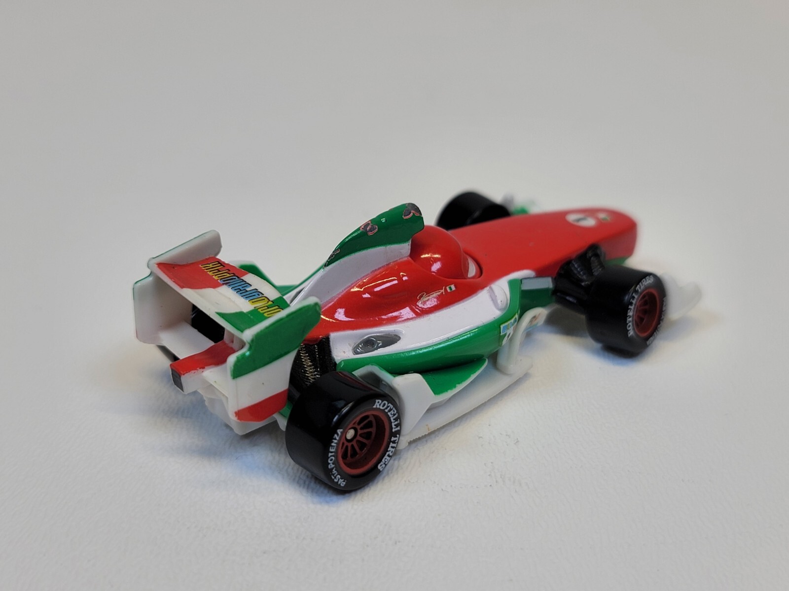 Disney Pixar Cars 2 Francesco Bernoulli Racer 1:55 Diecast World Grand ...