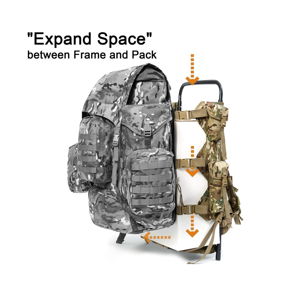 MT Alice Aluminum External Frame Military Army Rucksack Extra Large ...