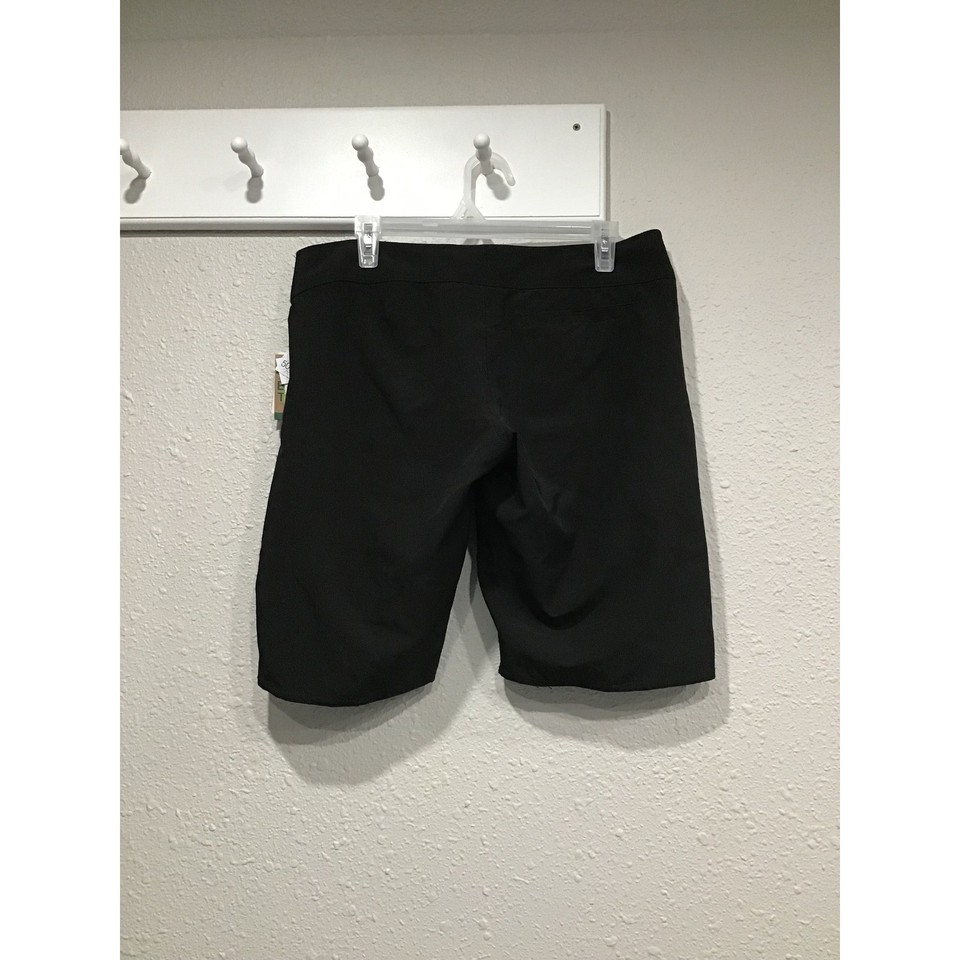 NWT Volcom Simply Solid Boardshorts Black 11" Inseam Juniors Size 11 ...