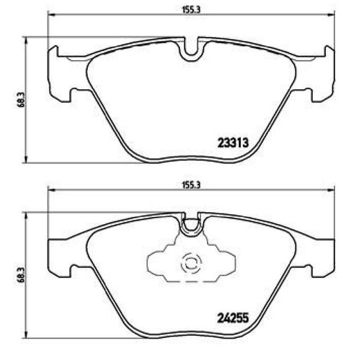Brembo Bremsbelagsatz Bremsklötze vorne P06055 34112288858 34112288859 | 279279 | eBay.de