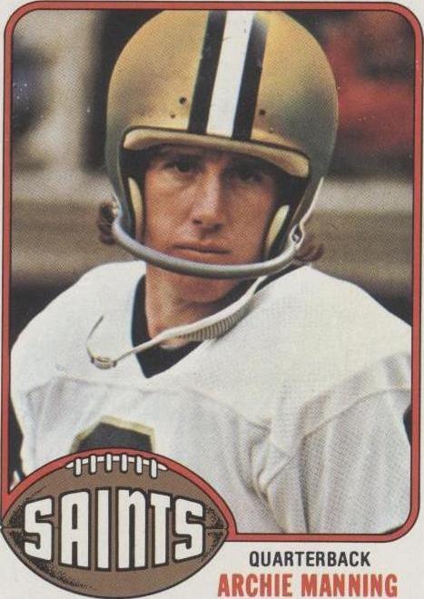 1976 Topps Archie Manning #485 for sale | eBay
