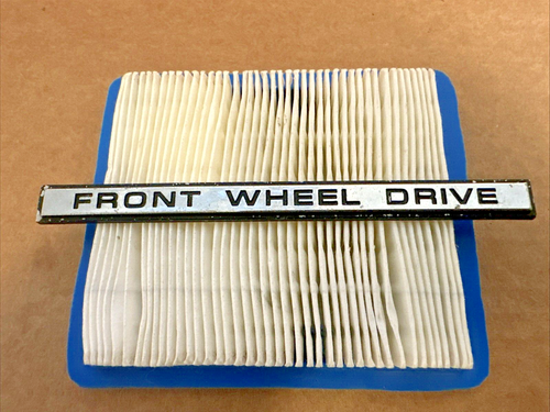 1981-1982 PLYMOUTH RELIANT FRONT WHEEL DRIVE REAR EMBLEM BADGE SYMBOL ...