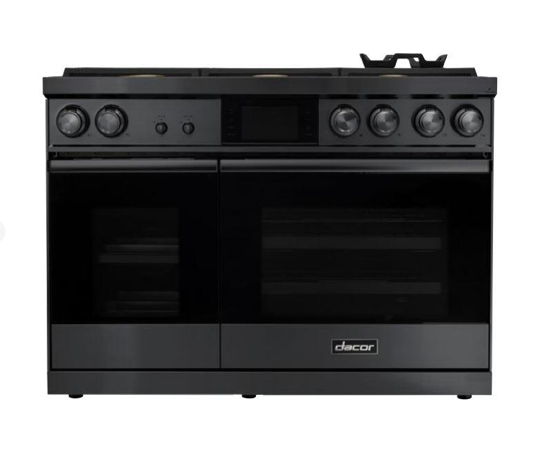 Dacor 48" Graphite Stainless Range & Range Hood Set DOP48C86DLM ...