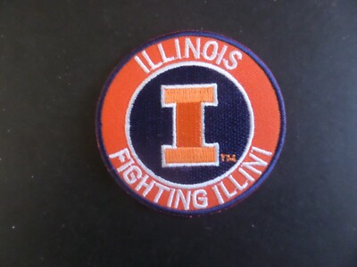 ILLINOIS ILLINI NCAA COLLEGE EMBRODIERED IRON ON PATCHES 3 X 3 | eBay