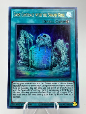 Yugioh x3 Dark Contract with the Swamp King GFP2-EN160 Ultra 1st Edition NM (Y10 | eBay