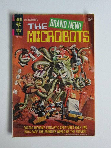 MICROBOTS #1 VG+ GOLD KEY 1971 BRONZE AGE COMIC SCIENCE FICTION DOCTOR ...