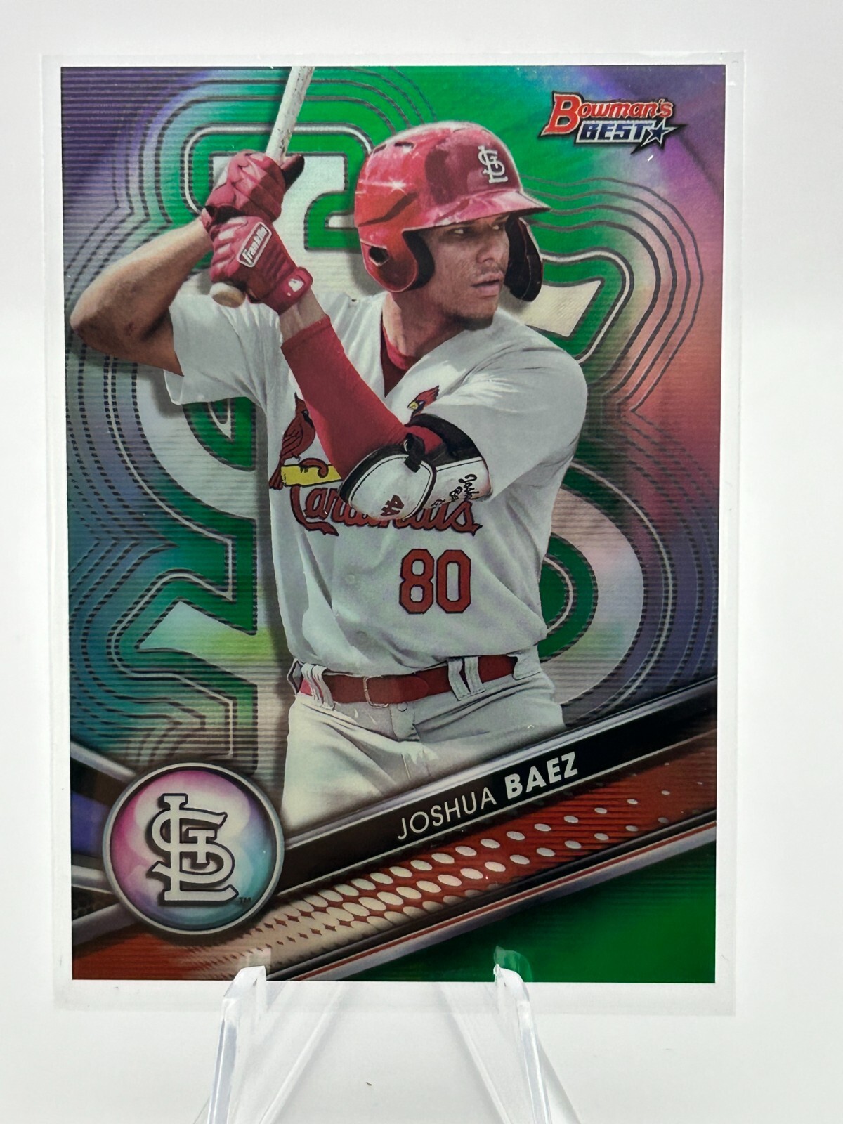 JOSHUA BAEZ 2022 BOWMANS BEST GREEN REFRACTOR 6/99 #TP-9 JT | eBay