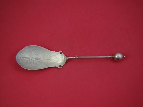 Ball End by George Sharp Sterling Silver Fish Server Bright-Cut 11 ...
