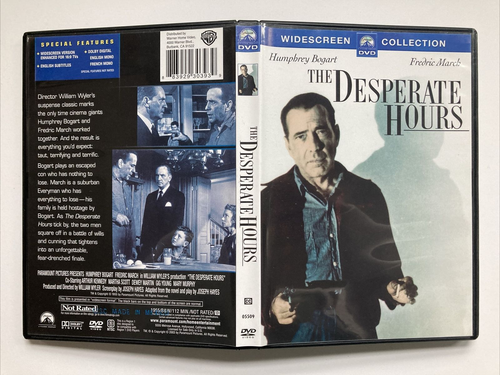 The Desperate Hours (DVD, 2013) Humphrey Bogart - Fredric March - Like ...