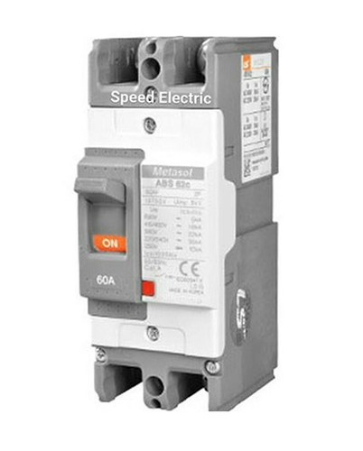 LS Electric Metasol ABS62c 2P 60AF Molded Case Circuit Breaker MCCB ABS ...