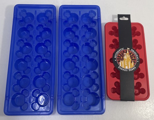 Lot of 3 Disney Mickey Mouse Ice Cube Trays | eBay
