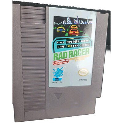 Nintendo Rad Racer Nes Game (1987) | eBay