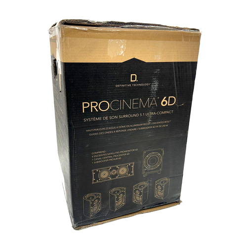 Definitive Technology PRO CINEMA 6D Ultra-Compact 5.1 Surround System ...