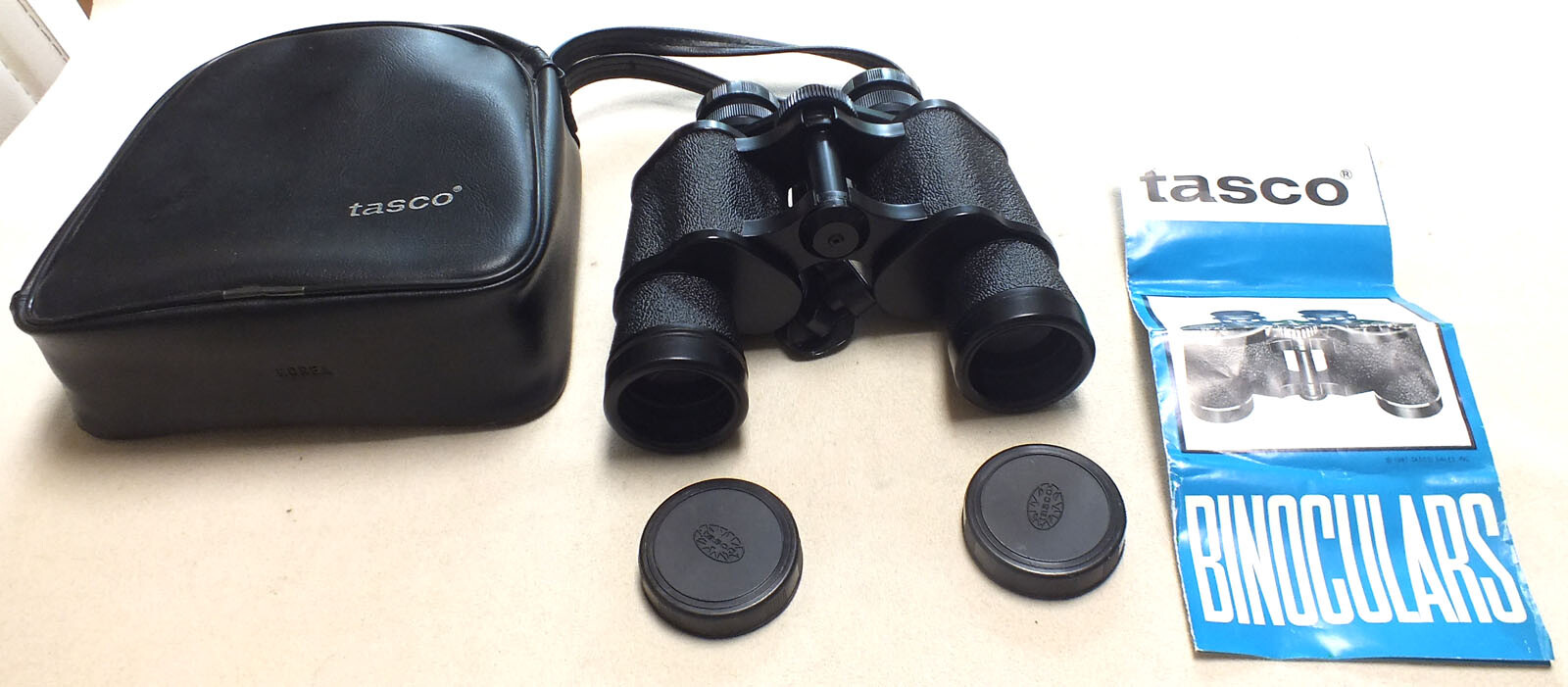 Vintage Tasco 7x35 Model 304 Fully Coated Lens Binoculars w/Case | eBay