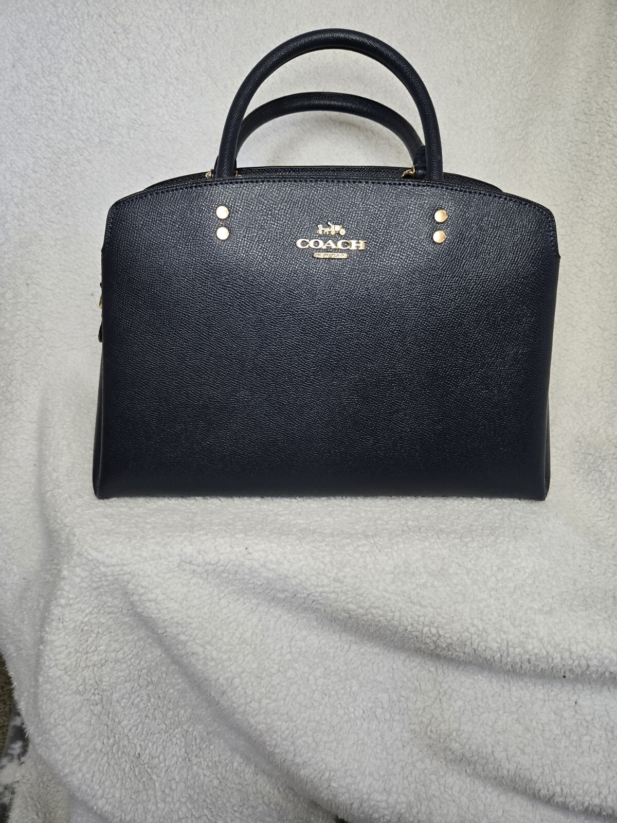 Coach 91146 Mini Lillie Carryall Bag in Crossgrain Leather Tan for sale ...