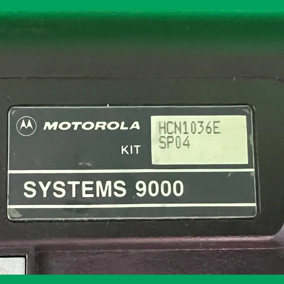 Motorola Systems 9000 / Mobile Kit HCN1036E / SP04 / Control Head | eBay