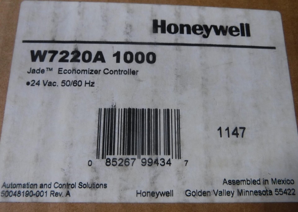 HONEYWELL JADE ECONOMIZER CONTROL UNINSTALLED COND. FREE SHIPPING | eBay