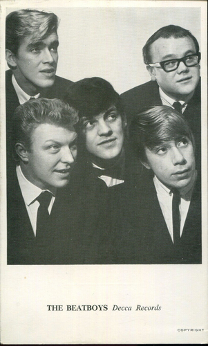 THE BEAT BOYS / BEATBOYS : original 1964 promotion photo card : DECCA ...