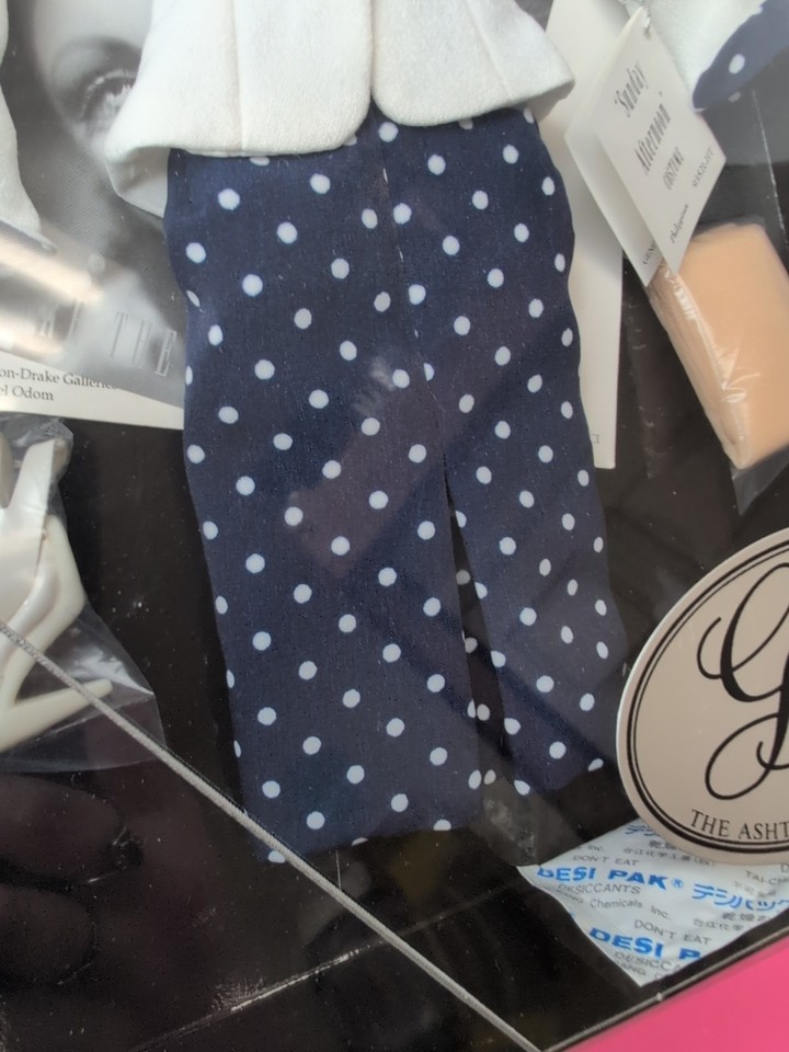 16” Ashton Drake Gene Doll Outfit “Sunday Afternoon" Navy Polka Dot ...