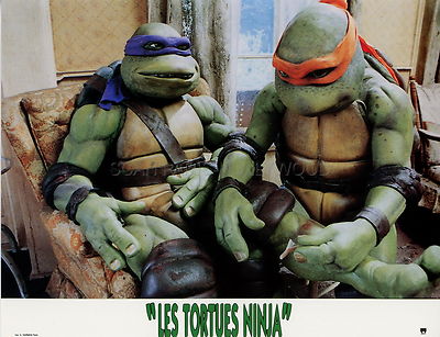 TEENAGE MUTANT NINJA TURTLES 1990 RARE FRENCH VINTAGE MOVIE STILL N°8 ...
