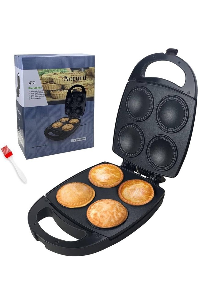 Electric Pie Maker and Quiche Maker - Nonstick Baking Machine for Quick ...