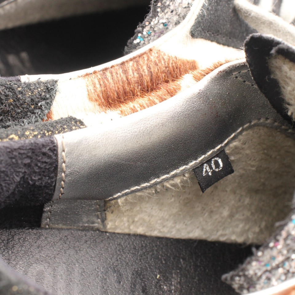 P448 John Cow Genuine Calf Hair Women's Size EU 40 Sneakers Shoes Cow ...