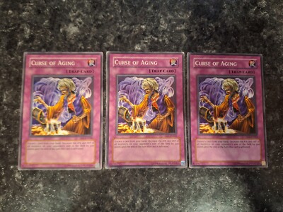 3X Curse of Aging DR1-EN042 - Yugioh Yu Gi Oh! Playset | eBay