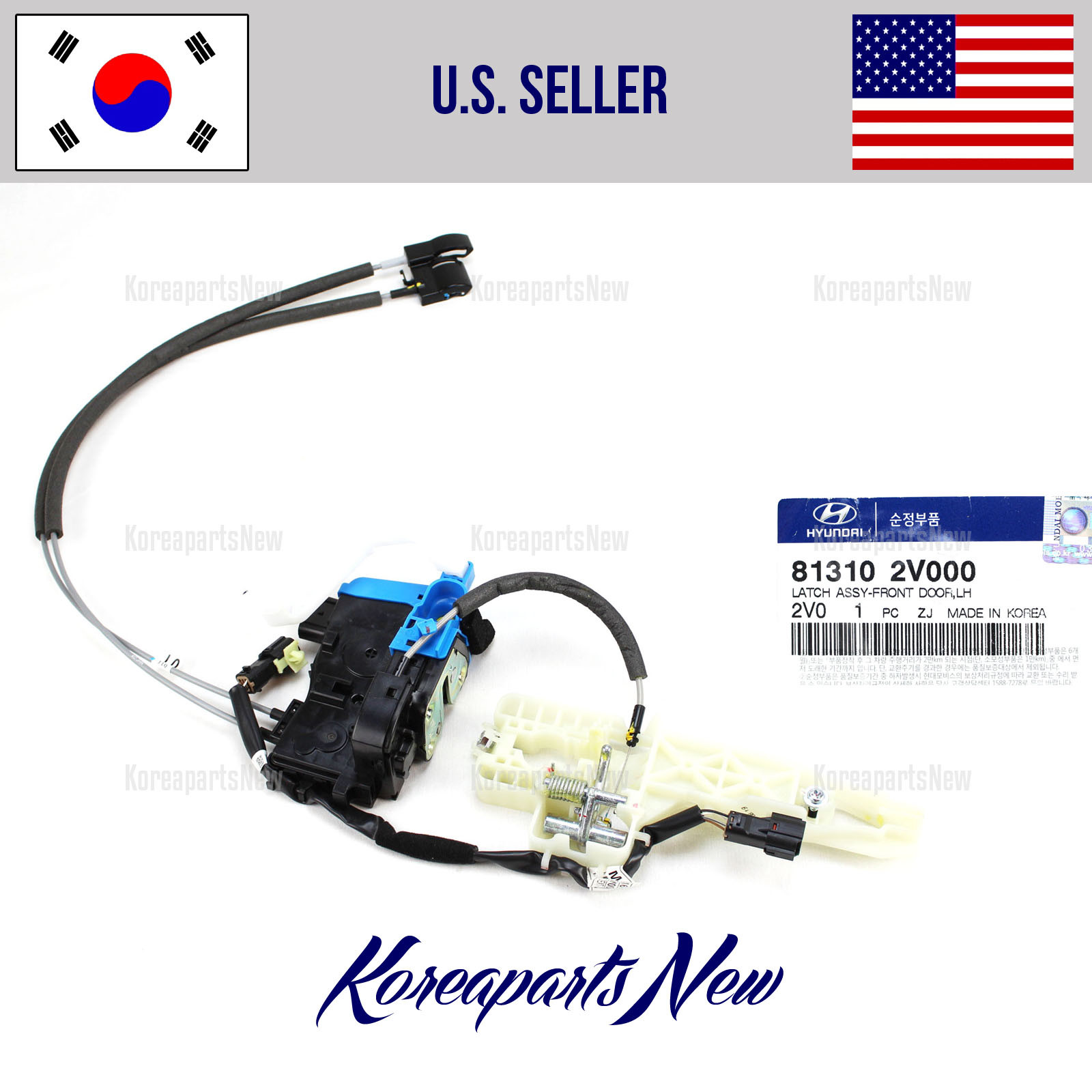 Front Left Door Lock Latch Actuator DRIVER 813102V000 Hyundai Veloster ...