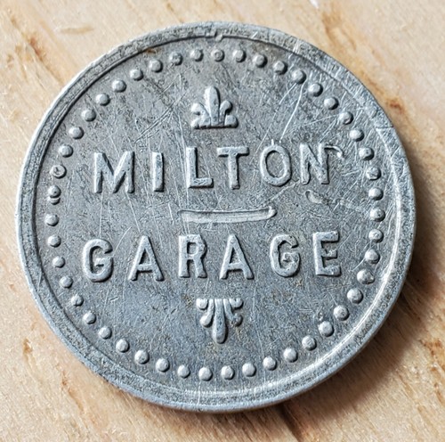 Milton Washington Trade Token. MILTON GARAGE, GOOD FOR 5¢ IN TRADE | eBay