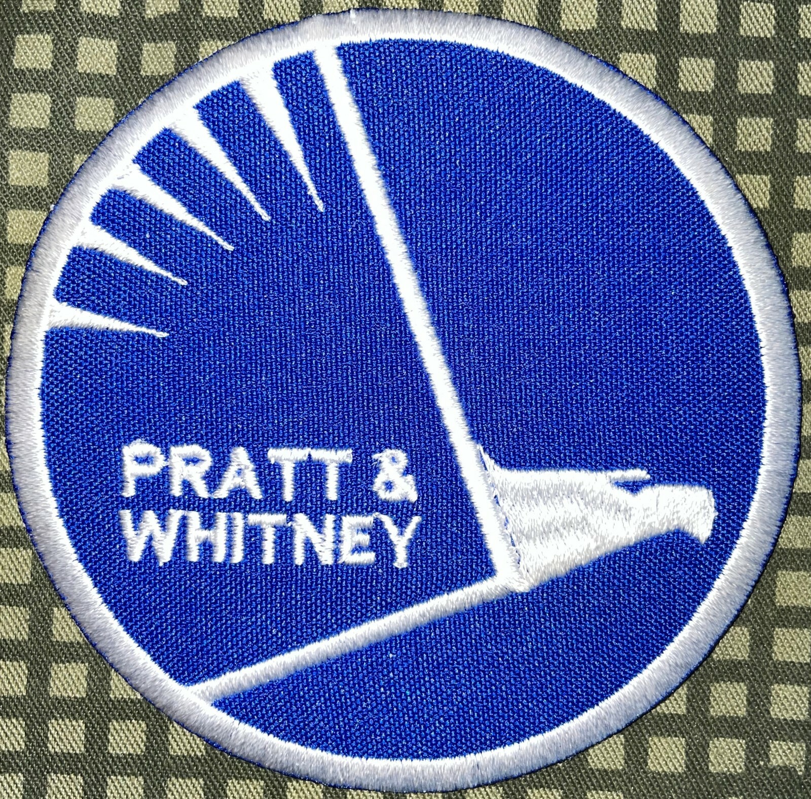 USAF Blue Pratt & Whitney Aircraft Engines Patch Hook & Iron-On Repro ...