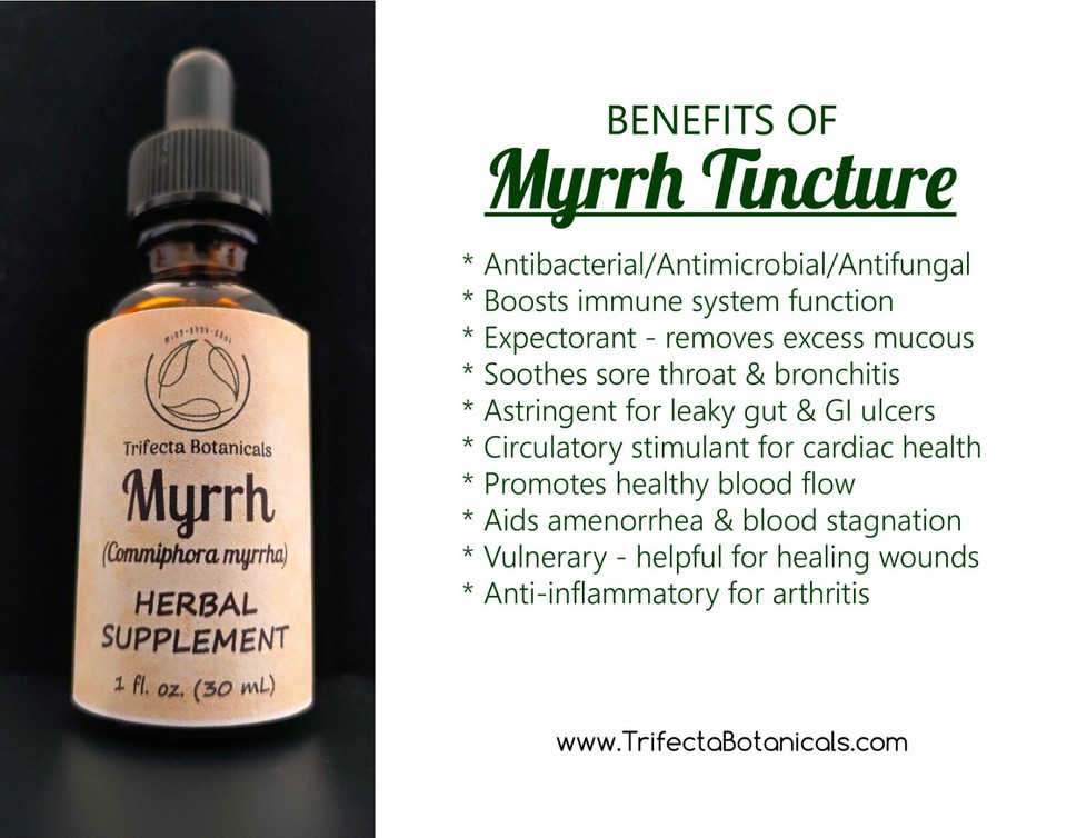 MYRRH Herbal Supplement Liquid Extract Tincture / Natural Commiphora ...