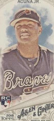 2018 Topps Allen & Ginter - Ronald Acuña Jr. #207 Mini A&G Back (RC ...