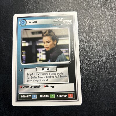 Jb21 Star Trek The Next Generation Card Game Customizable Science Taitt ...