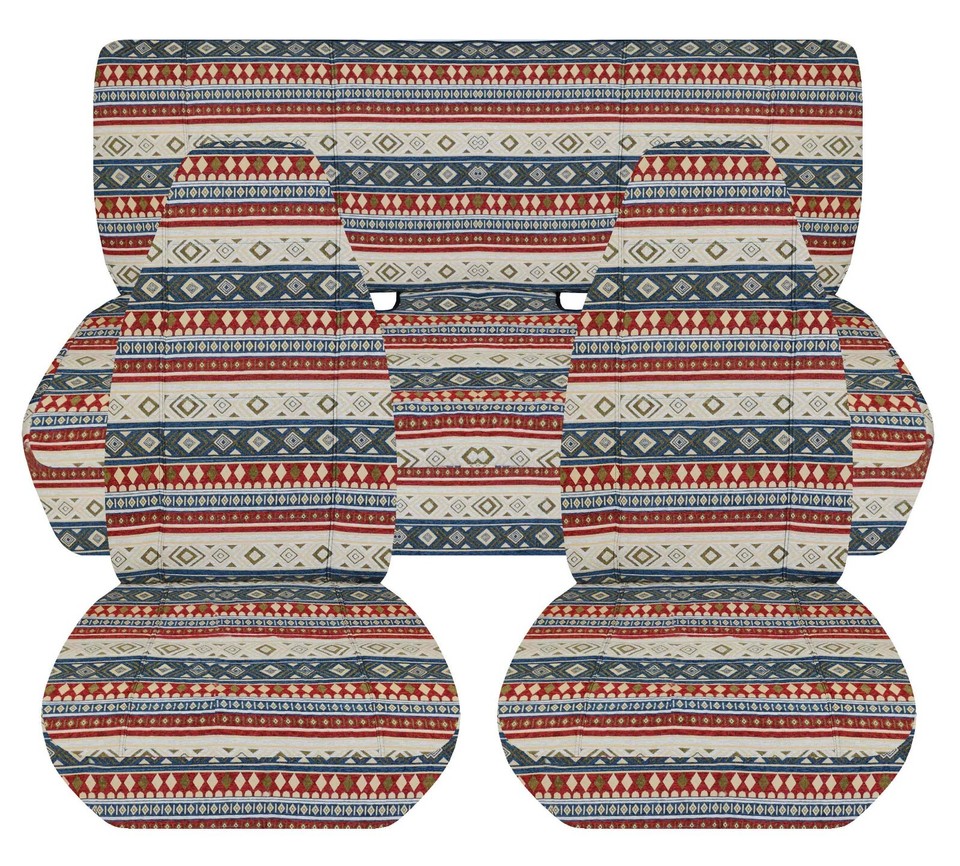 Fits 1985-2006 Jeep wrangler YJ-TJ-LJ Front and Rear aztec boho seat ...