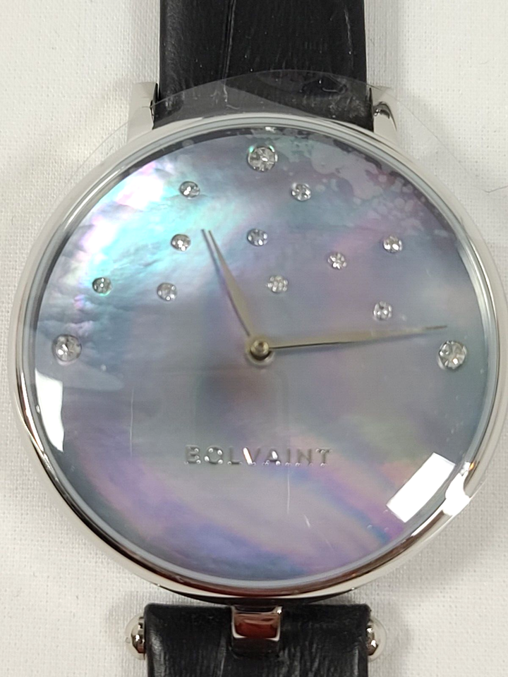 Bolvaint Paris Poenui Mother of Pearl &Swarovski Crystal Watch Tahitian ...