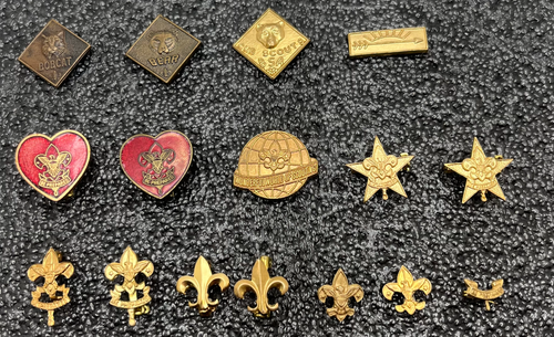 Vintage Boy Scout Cub Scout Service Star Misc Pins BSA Lot Of 16 | eBay