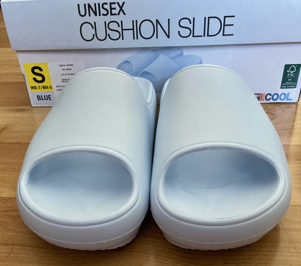 Unisex 32 Degrees cool Cushion Slides Sandals Lightweight, W 6-7 / M 4 ...