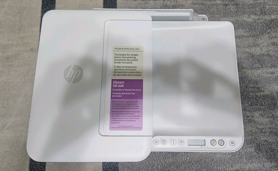 HP Deskjet 4252e Wireless All-in-One Inkjet Printer, Scanner, Copier | eBay