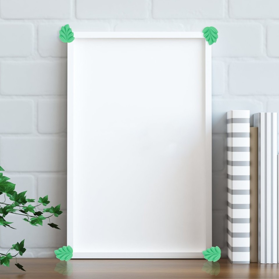 100 pcs Home Thumb Tacks Multi-function Push Pin Leaf Pushpins Message ...