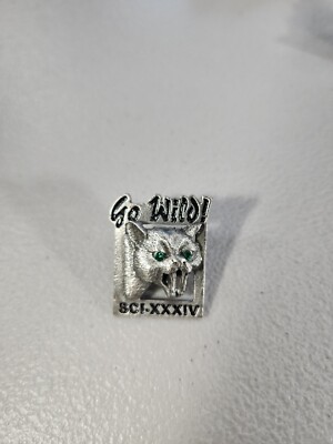 GO WILD SCI-XXXIV Safari Club International Pin - Cougar, Puma, Bobcat ...