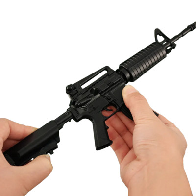 AR-15 1:3 Die Cast Collectible Mini Non Goat Gun Non-firing Model Carry ...