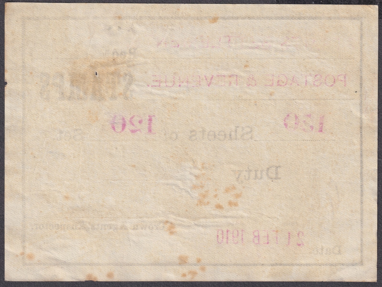 1910 Straits Settlements (Singapore) Stamps | Grelly UK