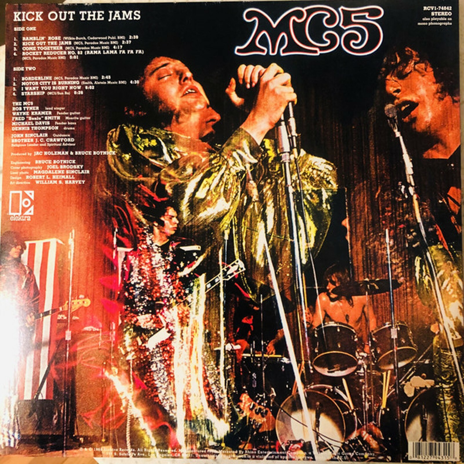 Mc5 Kick out The Jams Red White Blue Splatter Vinyl Coloured for sale ...