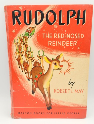 1939 RUDOLPH THE RED NOSED REINDEER ROBERT L. MAY MAXTON BOOKS | eBay