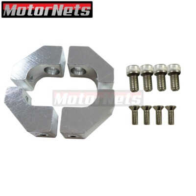 SBC Center Bolt Billet Wire Loom Adapters Kit Set Chevy 305 350 383 ...