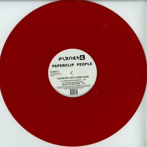 Paperclip People Country Boy Goes Dub Marcel Dettmann Remix 12 " Red ...