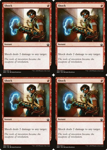 4x MTG 2018 SHOCK - INSTANT - MAGIC CARD x4 copies | eBay