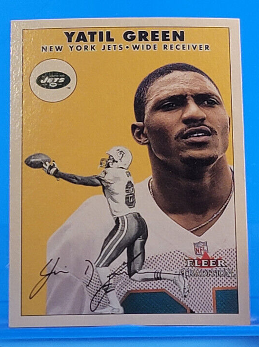 Yatil Green, WR - Fleer-Tradition / Skybox - Jets, 2000 - #285 | eBay