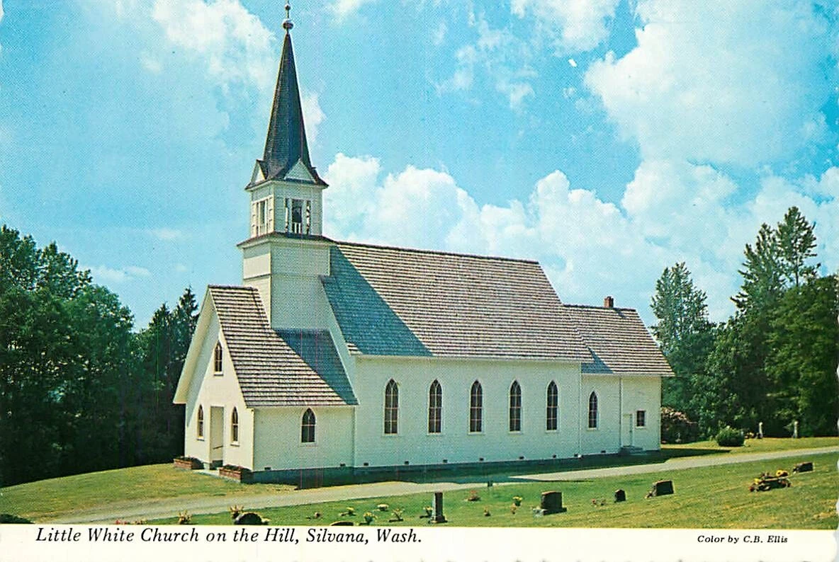 Little White Church On The Hill Silvana Wa