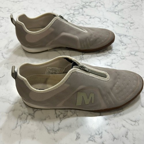 Merrell Silver Lining Mesh Zip Front Slip On Shoes Size 10 | eBay